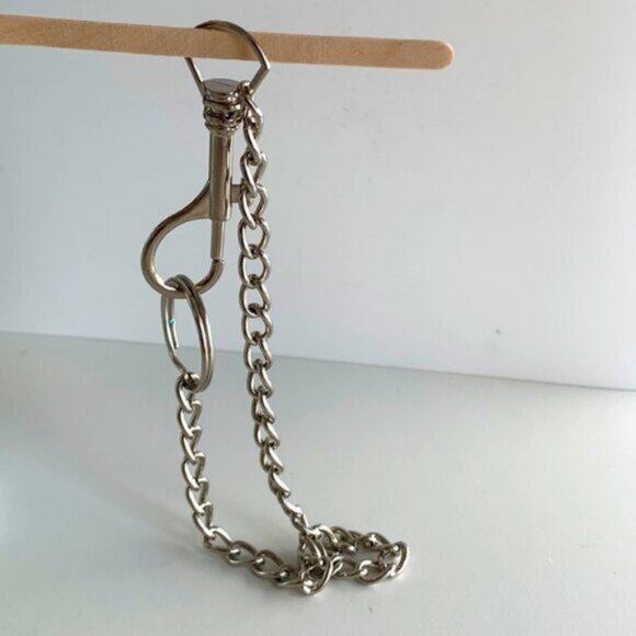 Accessories | Key Ring On Chain With Lobster Claw Hook 14 Inches | Poshmark